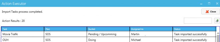 Migrate Microsoft Planner data from one tenant to another tenant.