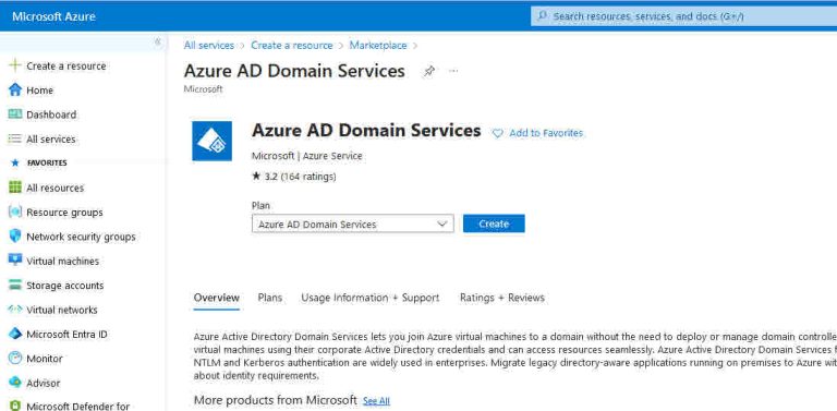 How to setup Azure Active Directory Domain Services